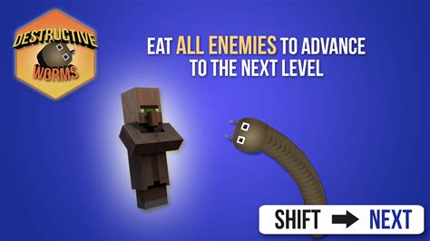 Destructive Worms Game Minecraft Map