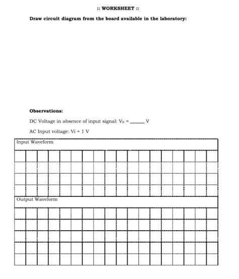 Solved Aim To Observe Input Output Waveforms Of Common