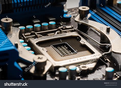 Processor Socket On Motherboard Computer Motherboard Stock Photo Shutterstock