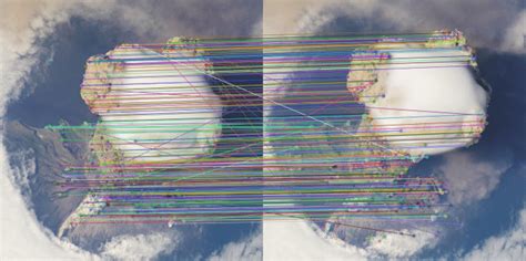 Matching Of Features In Two Consecutive Images Image Credit Nasa 20