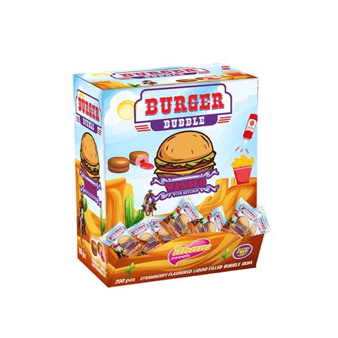 Burger Bubble Gum Alami Sweets