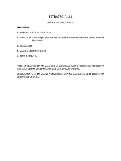 Estrategia Ll1 Pdf