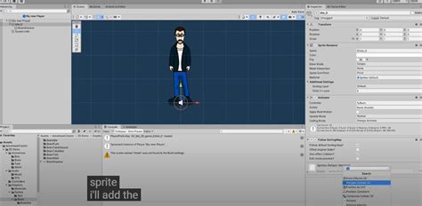 Player Sprite Not Shown Inside Player Prefab Editor — Adventure Creator