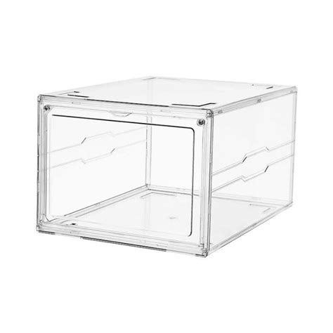 Promo Acrylic Shoe Box Display Rak Kotak Sepatu Akrilik Transparan