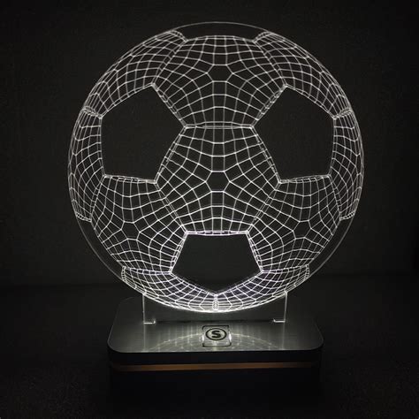 چراغ خواب طرح توپ فوتبال مدل هفت رنگ مجموعه تولیدی سان لیزر