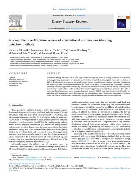 Pdf A Comprehensive Literature Review Of Conventional And Modern