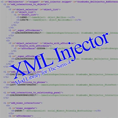 Xml Injector Mods Sims 4 Par Scumbumbocf