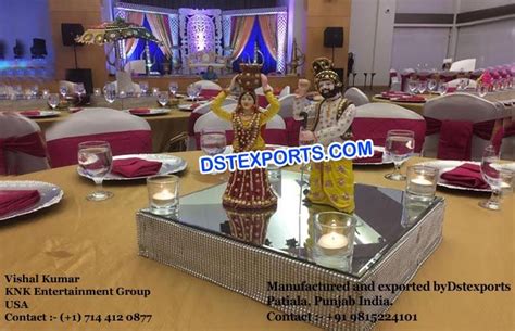 Punjabi Culture Center Table Decoration Statue Dstexports