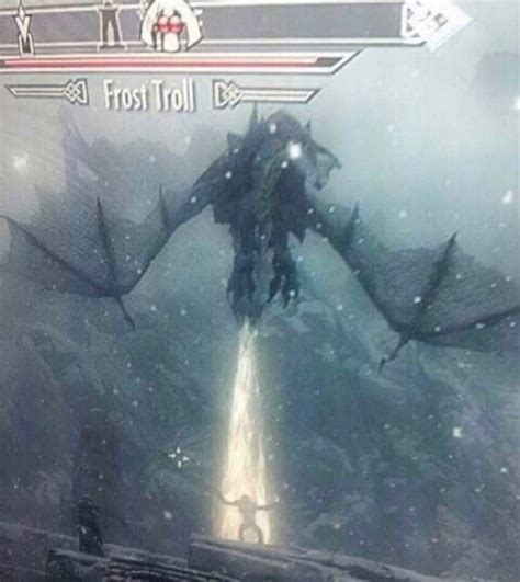 This Frost Troll Appears To Be Entering His Final Form R Skyrim