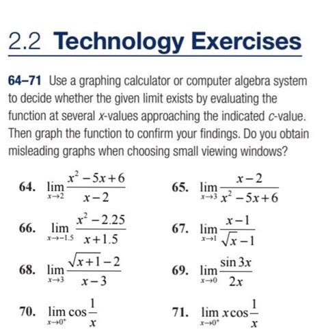 Solved 22 Technology Exercises 64 71 Use A Graphing