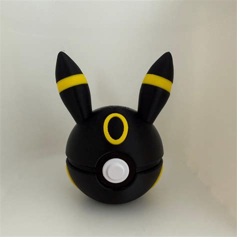Umbreon Pokeball 3d Printed Figure Pokémon Decor Collectible Desk