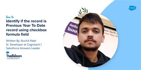 Ruchit Patel On Linkedin Trailhead Trailblazercommunity Trailblazer Salesforcedeveloper