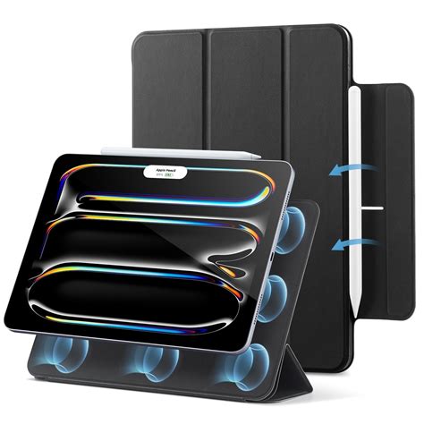 Black Ipad Pro 11 Case With Mangetic Pencil Holder M52025esr Rebound