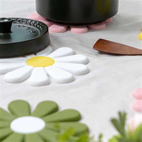 플라워 실리콘 냄비받침 6color 감도 깊은 취향 셀렉트샵 29cm