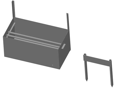 Бак для мойки обуви и скребок - Чертежи, 3D Модели, Проекты ...