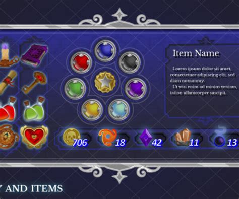 Artstation Classic Ui Game Assets