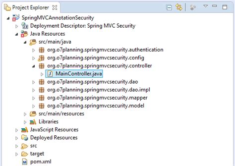 Simple Login Java Web Application Using Spring MVC Spring Security And Spring JDBC O Planning Org