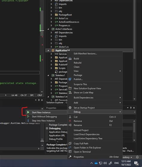 Bug Unable To Debug Service Fabric Remoting Service With Net 6