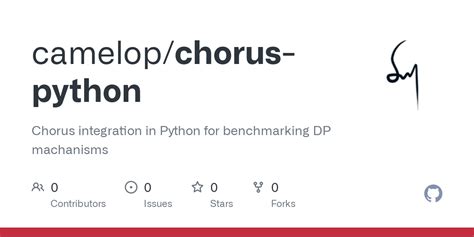 Github Camelopchorus Python Chorus Integration In Python For