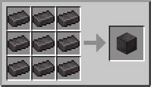 Block Of Netherite How To Craft Block Of Netherite In Minecraft Minecraft Wiki