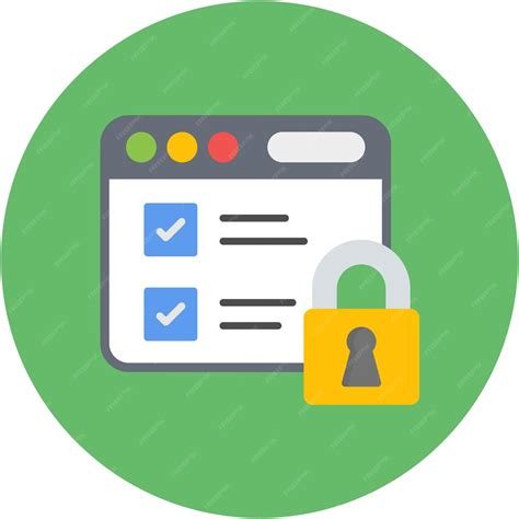 Premium Vector Server Security Vector Illustration Style