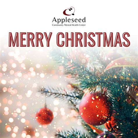 Merry Christmas Appleseed Mental Health