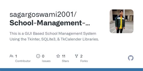 Github Sagargoswami2001school Management System Using Python This