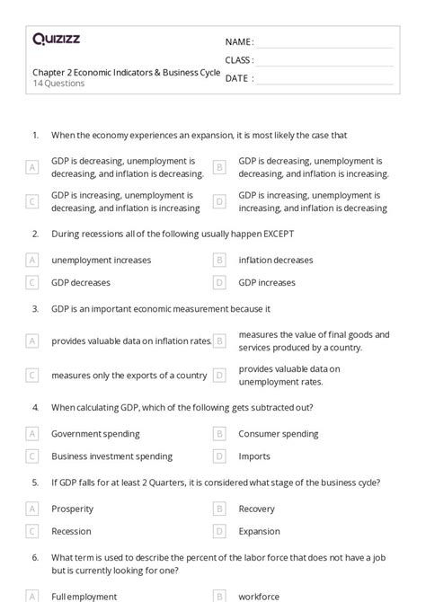 50 Gross Domestic Product Worksheets On Quizizz Free And Printable
