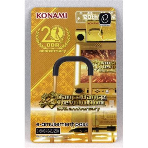 E Amusement Pass Dance Dance Revolution 20th Anniversary Konami