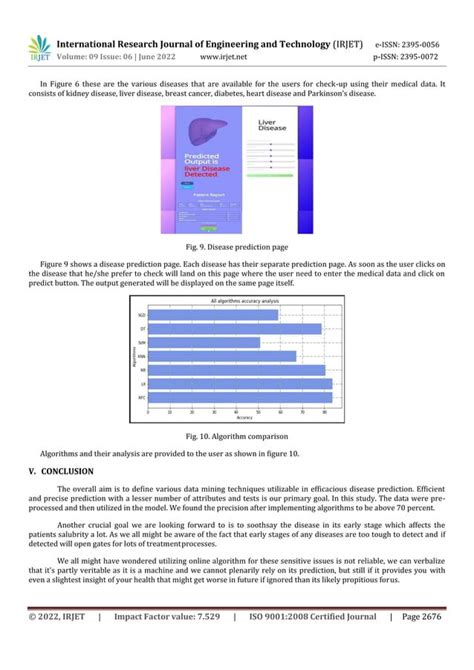 Detection Of Diseases Using Machine Learning PDF