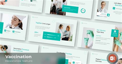 Vaccination Presentation Template Powerpoint Incl Medicine