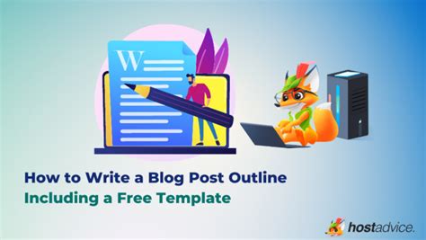 How To Write A Blog Post Outline In 7 Steps Free Template