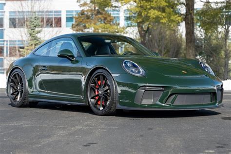 Brewster Green 2018 Porsche 911 Gt3 Touring 6 Speed For Sale On Bat