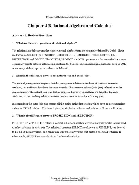 Im Ch04 Relational Algebra Calculus Inted Solutions Pdf Relational