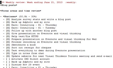 How I Use Emacs Org Mode For My Weekly Reviews Sacha Chua