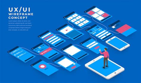 Premium Vector Ux Ui Flowchart S Mobile Application Concept