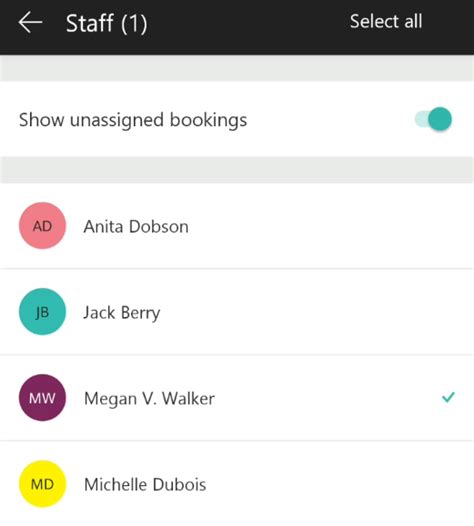 Using The Microsoft Bookings Mobile App Megan V Walker