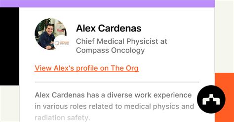 Alex Cardenas - Chief Medical Physicist at Compass Oncology | The Org