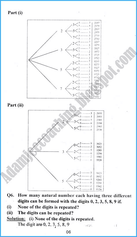 Adamjee Coaching Permutations Combinations And Introduction To