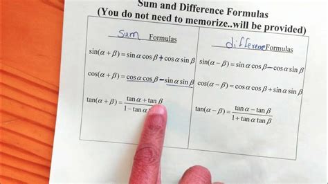 Sum And Diff Trig Id Page 10 Part 1 Youtube