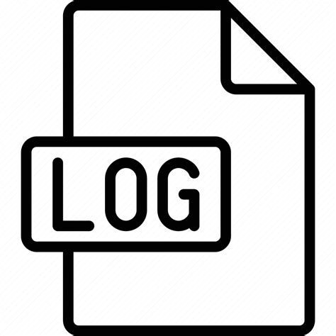 document extension format log file icon download on iconfinder