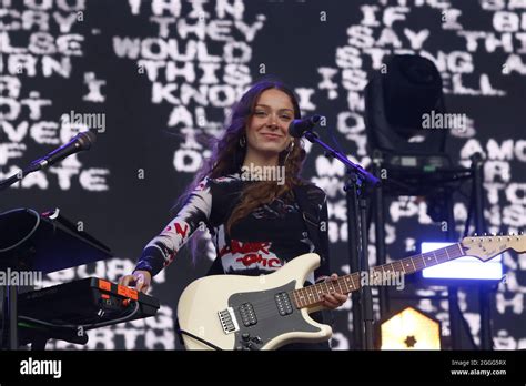 London UK Th August Holly Humberstone Performance At All Points East Music Festival In