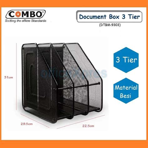 Jual Rak Box File Kantor 3 Tier Rak Dokumen Layer Document Rack