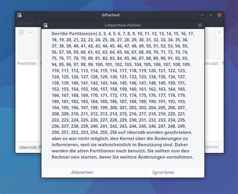 Gparted Libparted Error General System Endeavouros