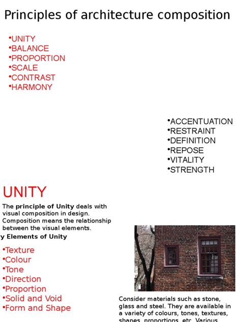 Principles Of Architecture Composition Composition Visual Arts Shape