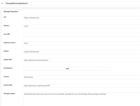 Creating And Distributing A Package — Umbracoreadthedocs 10 Documentation