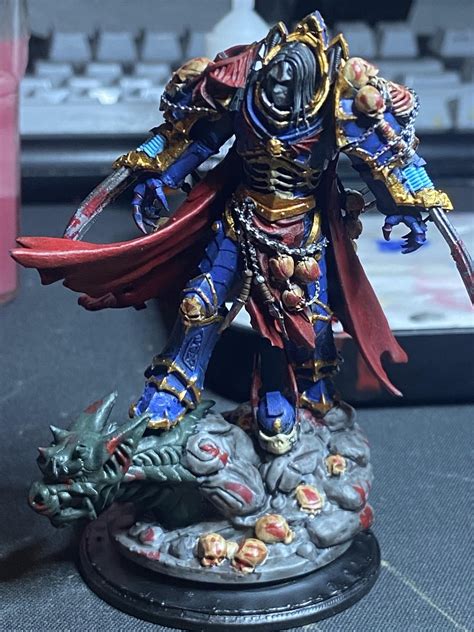 3rd mini I've ever painted. Did Konrad Curze for a coworker. : r ...