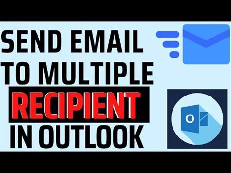 (254) How to Send an Email to Multiple Recipients Individually from Microsoft Outlook? - YouTube ...