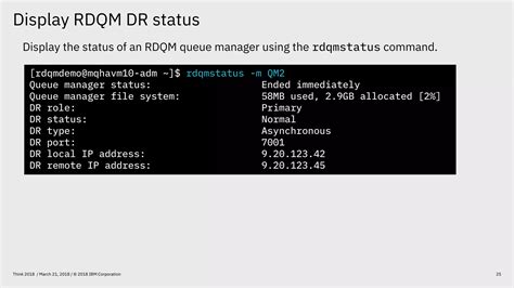 IBM Think 2018 IBM MQ High Availability PDF