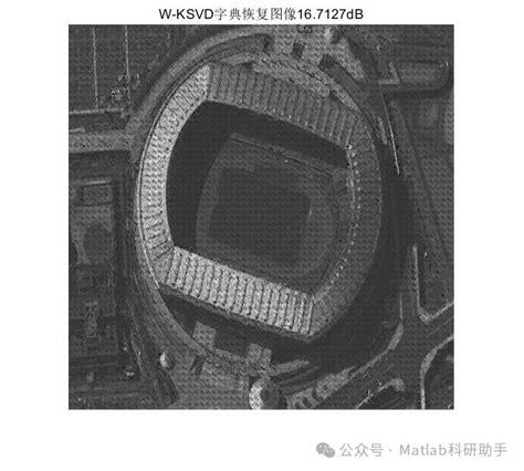 【图像重建】基于结构稀疏字典训练k svd和w ksvd结合omp实现sar图像低秩重建，snr 附matlab代码 sar相干斑 稀疏低秩